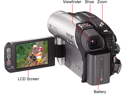 Sony Handycam DCR-DVD92, 20x Optical Zoom, 800x Digital Zoom , DVD ...
